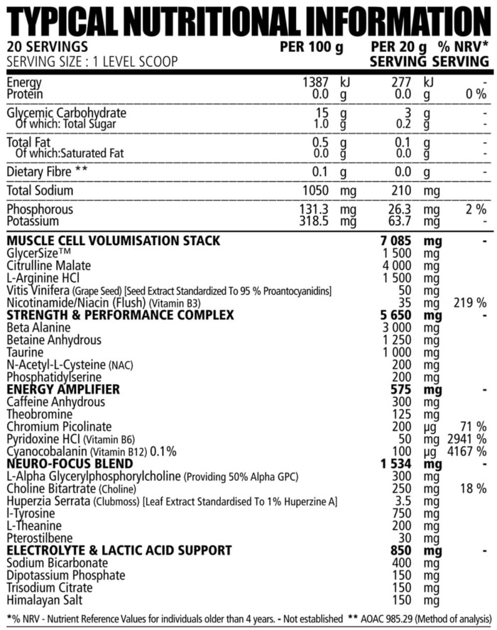 NPL Blackout Pre-Workout - 400g / Assorted | Dis-Chem Living Fit