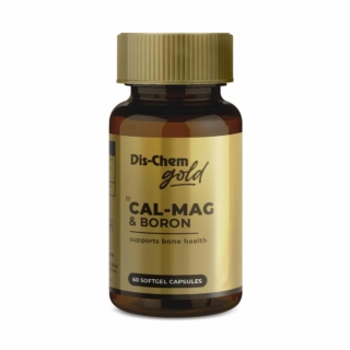 Dis-Chem Gold Cal-Mag and Boron - 60 Softgel Caps | Dis-Chem Living Fit