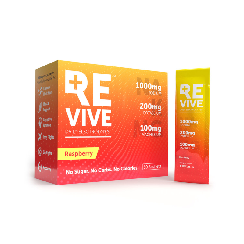 REVIVE Daily Electrolytes Raspberry - 30 Sachets | Dis-Chem Living Fit
