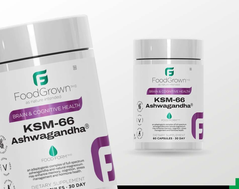 New FoodGrown KSM-66 Ashwagandha® offers brain and cognitive health ...