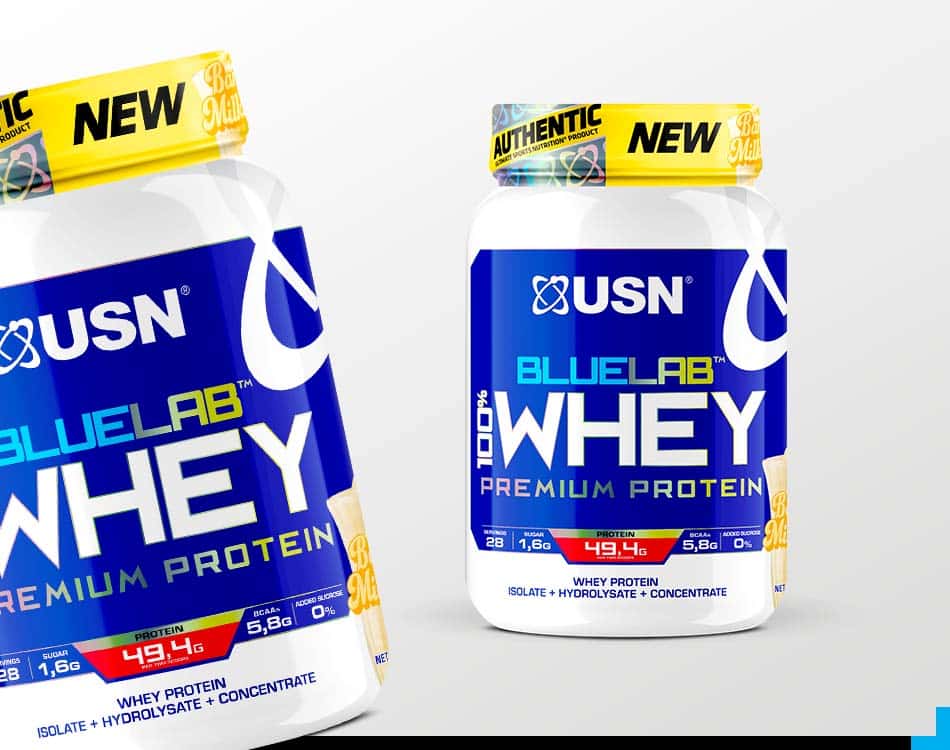 USN BlueLab® 100% Whey Protein gets Banana flavour - Dis-Chem Living Fit